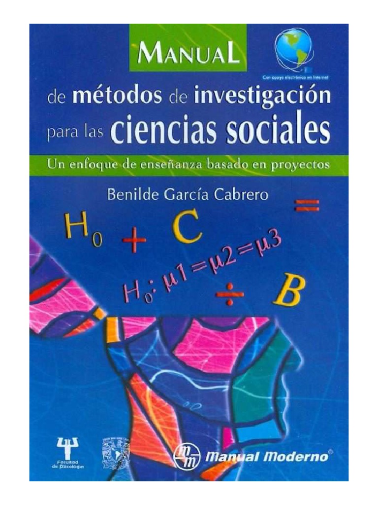 Benilde García Manual Métodos De Investigación Para Las Ciencias
