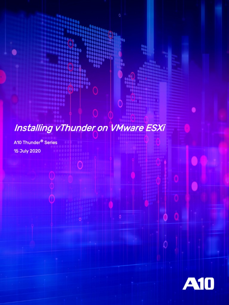 A10_VT_VMWARE_ESXi | PDF | Ip Address | Command Line Interface