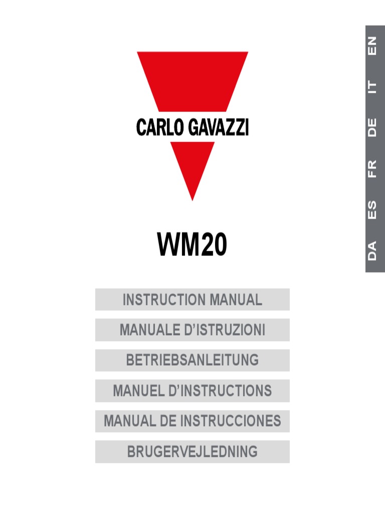WM20 90 Manual | PDF | Ac Power | Information