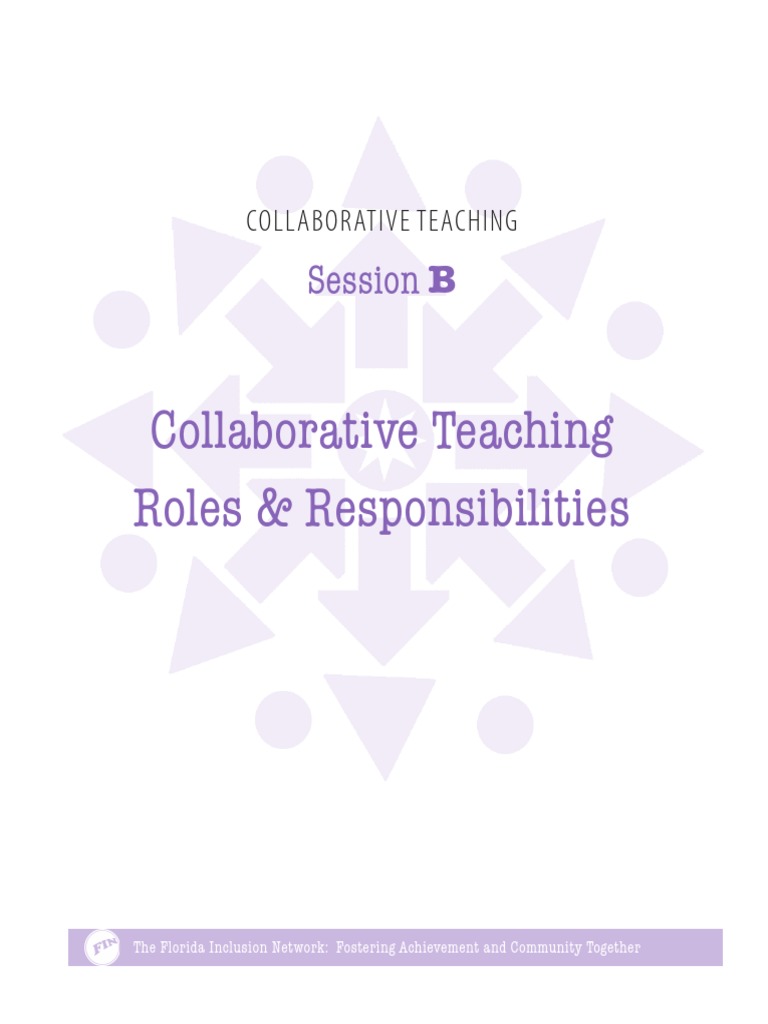 Collaborative Teaching Roles and Responsibilities | Download Free PDF ...