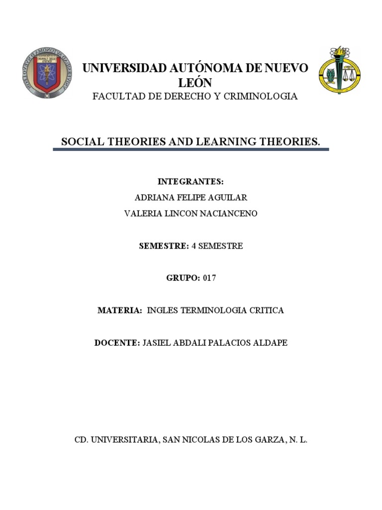 Social Theories | PDF