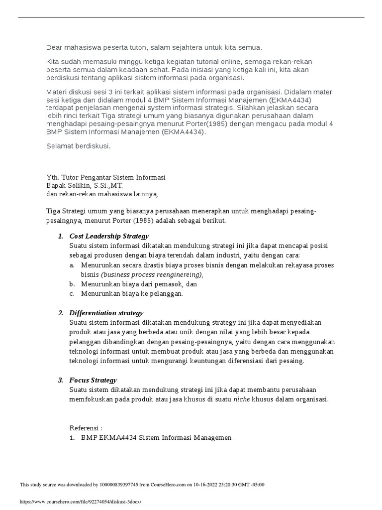 Diskusi 3 | PDF | Komputer | Teknologi & Rekayasa