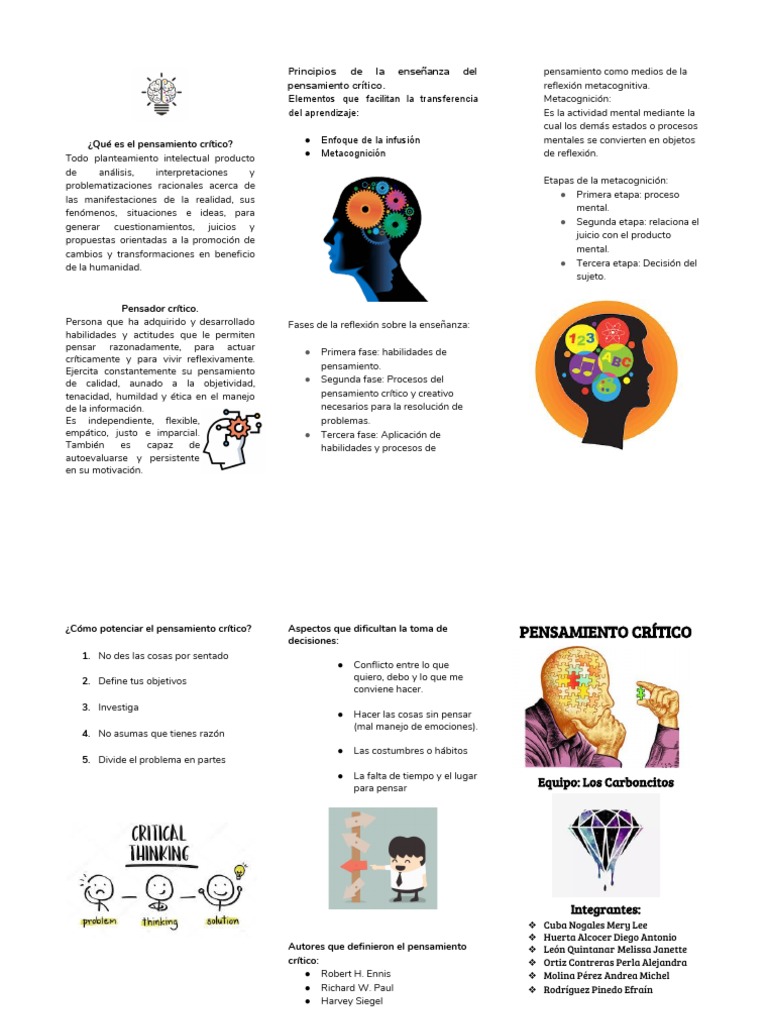 Guía sobre Pensamiento Crítico | PDF | Pensamiento | Pensamiento crítico