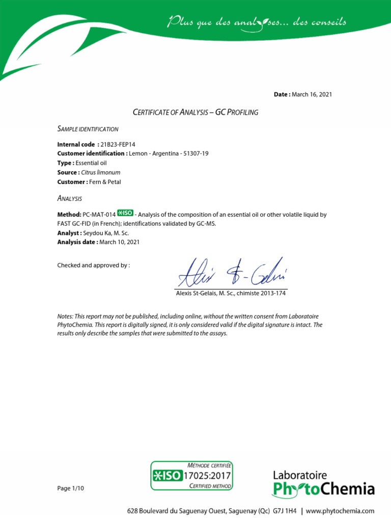 Ref GC Spec 2 | PDF | Natural Products | Chemistry