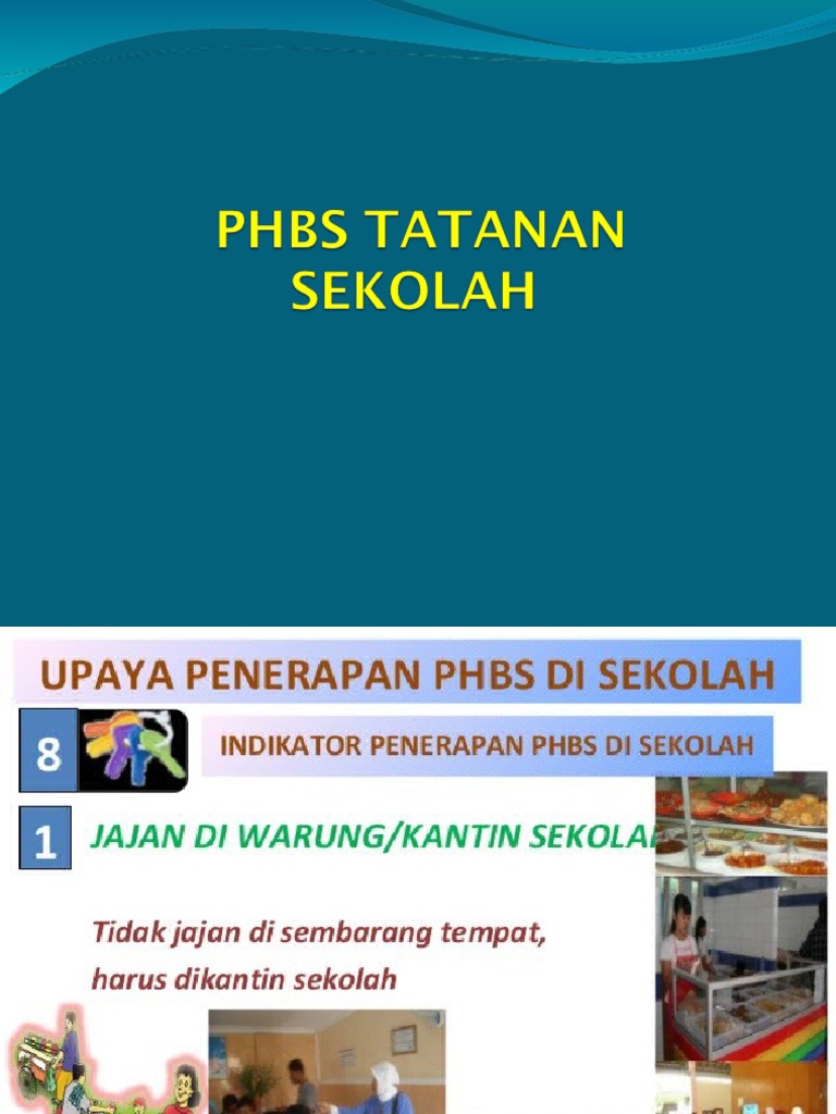 PHBS Tatanan Sekolah | PDF