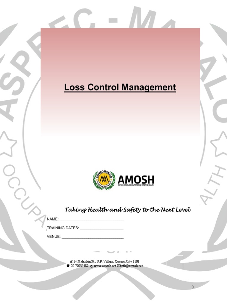 LCM Manual 090920 | PDF | Occupational Safety And Health | Risk