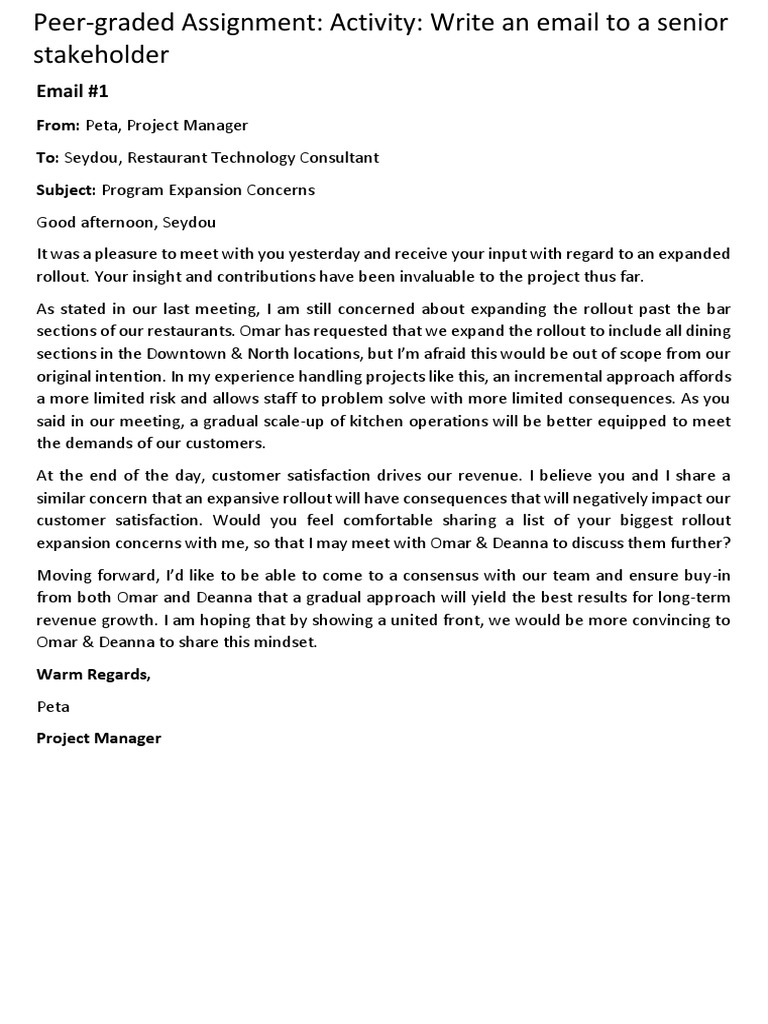 Stakeholder Rollout Concerns | PDF | Economies | Business