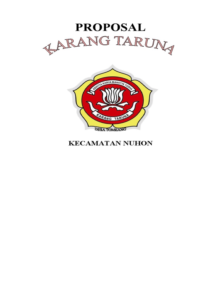 Proposal Karang Taruna | PDF