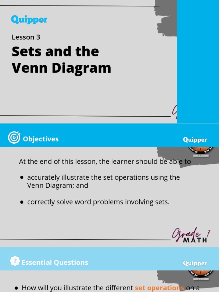 1.3 Sets and The Venn Diagram | PDF | Cognitive Psychology | Behavior Modification