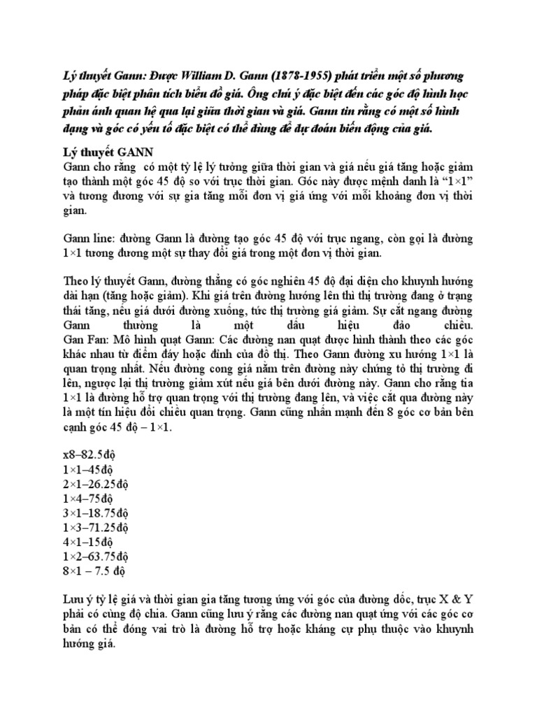 07.Lý thuyết Gann | PDF