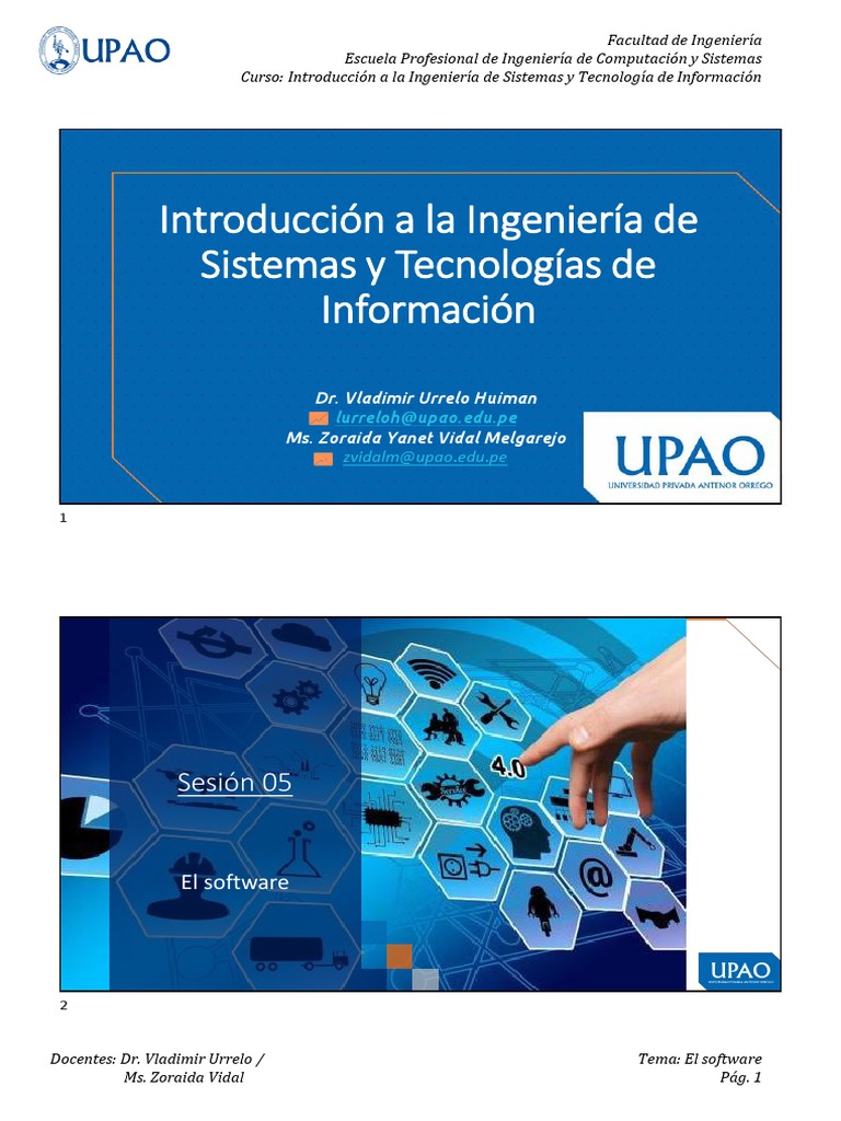 Sesión 5 El Software y Su Clasificación | PDF | Sistema operativo | Software de la aplicacion