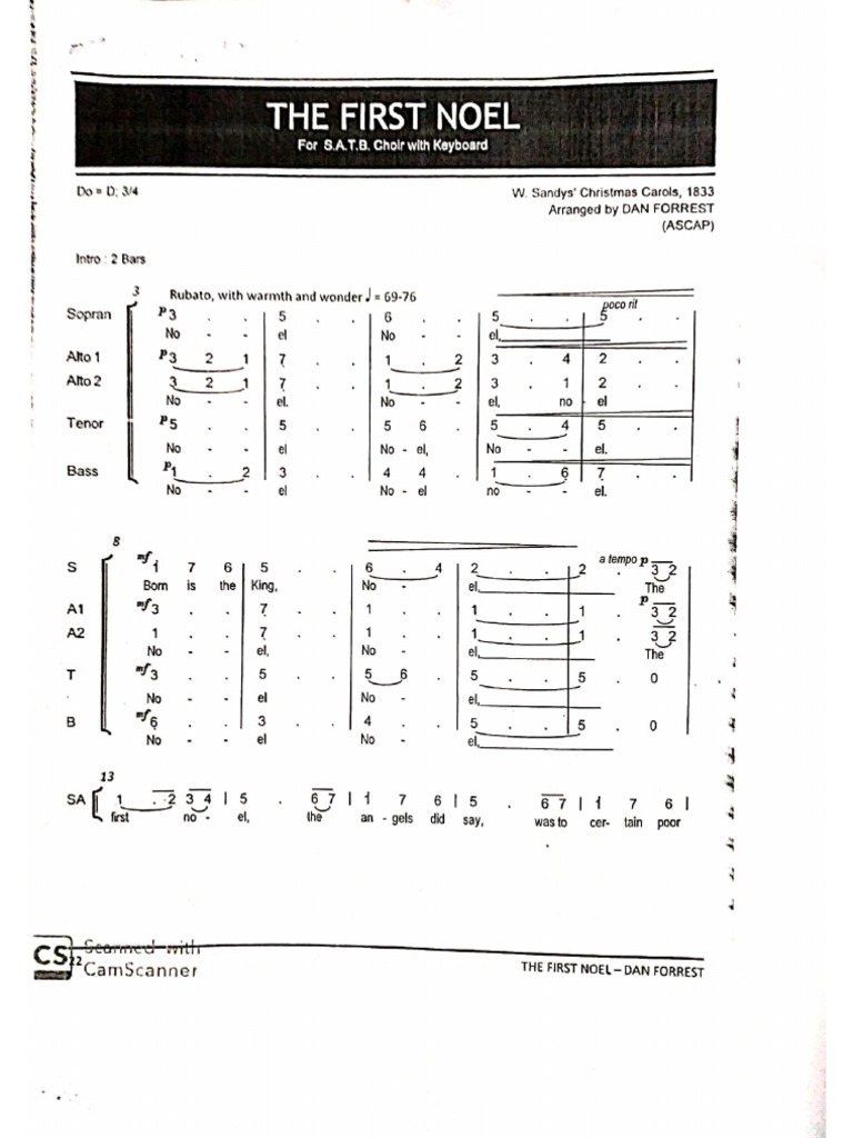 The First Noel | PDF