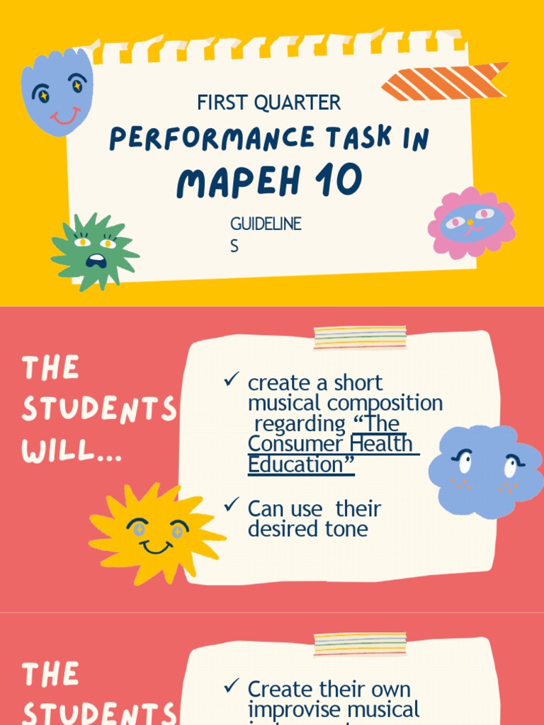 Performance Task in MAPEH 10 | PDF | Art