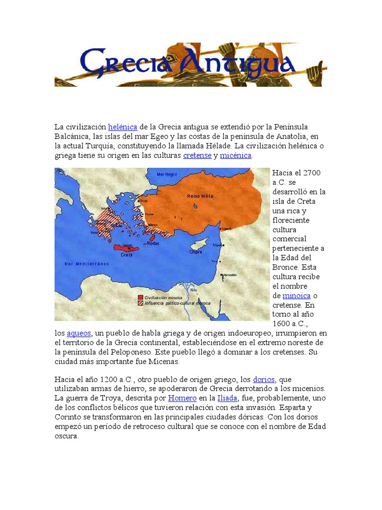 Historia de Grecia | PDF | Antigua Grecia | Grecia