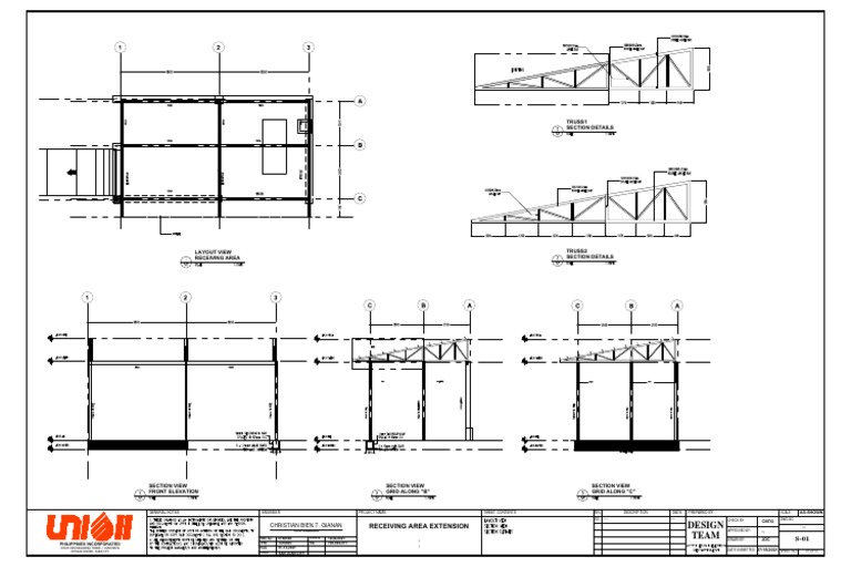 Receiving Area Extension Layout Plan | PDF