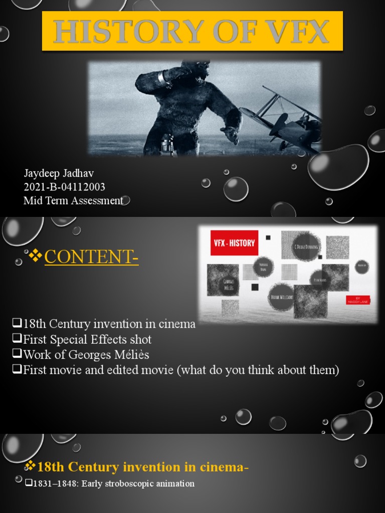 Jjhistory of VFX | PDF | Imaging