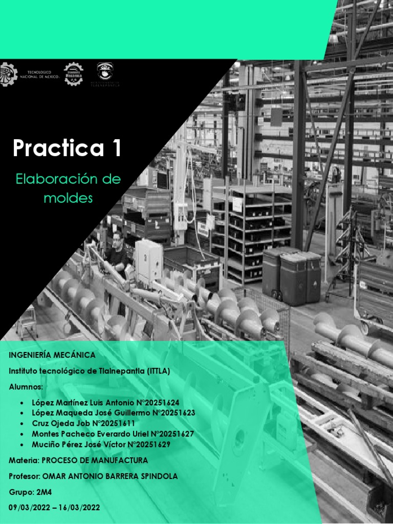 Elaboración de moldes: Proceso de fabricación de moldes y piezas ...