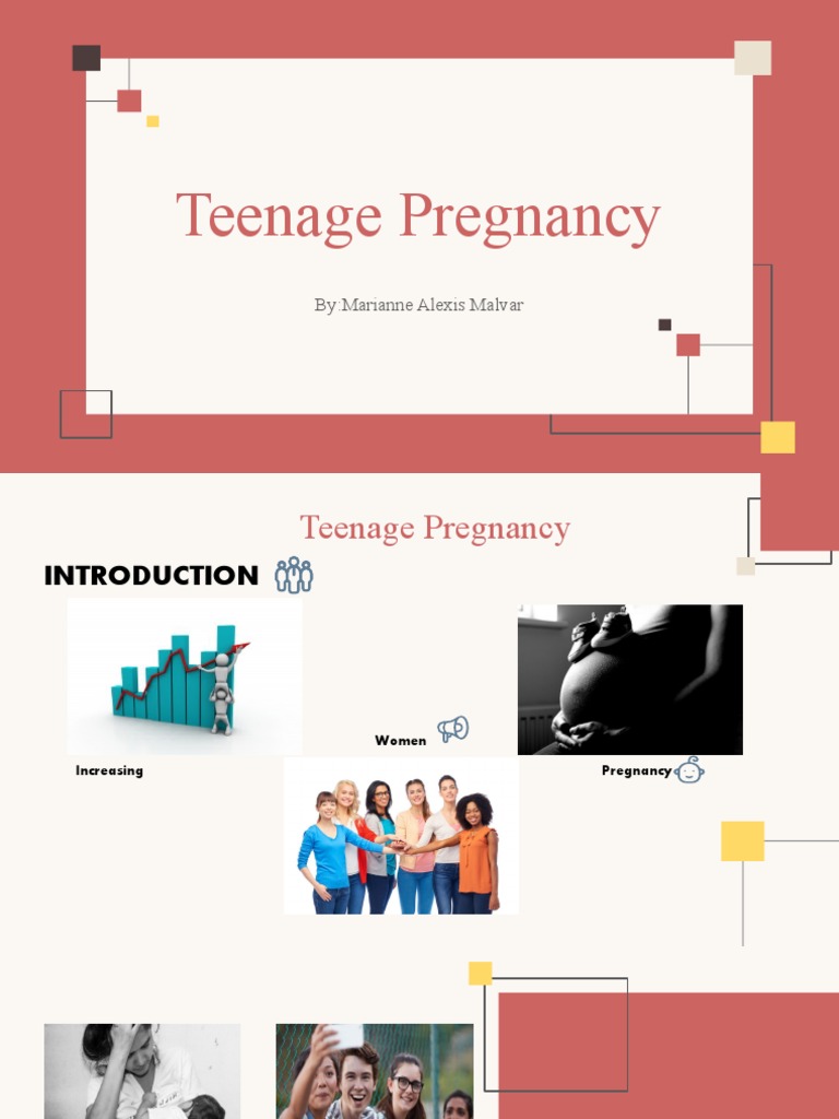 Pregnant Teenagers Visual Aids | PDF