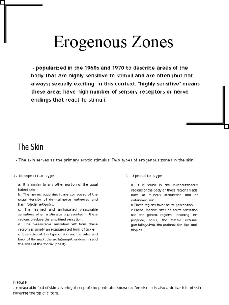 Erogenous Zones, Sexual Response, Sex & Brain | PDF | Human Sexuality ...