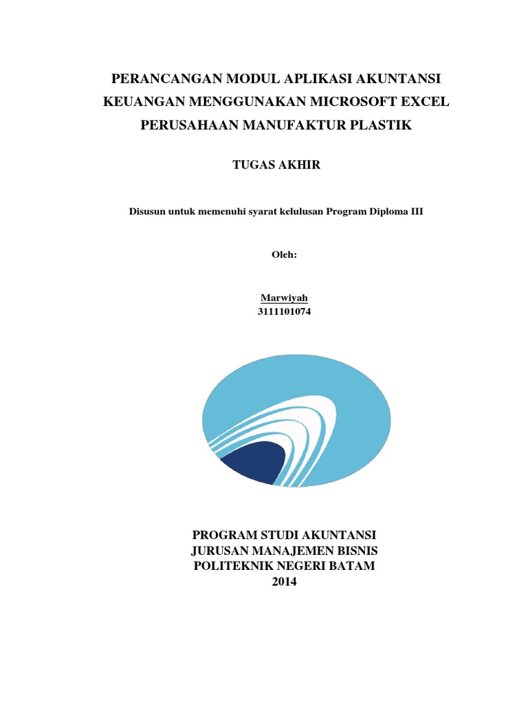 Modul Akuntansi Excel untuk Manufaktur | PDF
