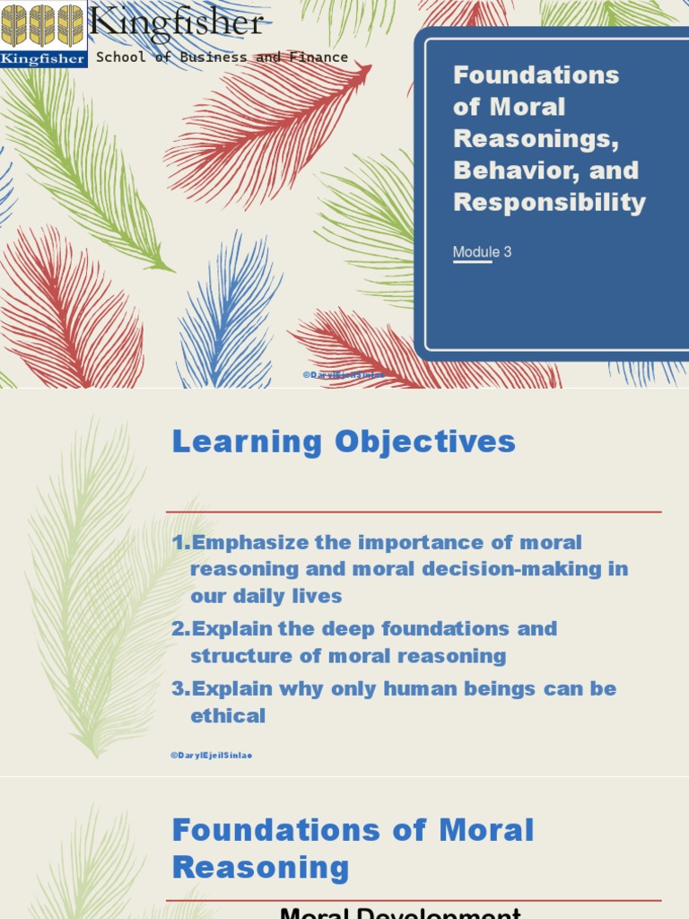 Module 3 Moral Reasoning Behavior and Responsibility | PDF | Morality ...