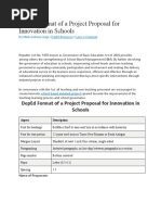 Sample Innovation Project | PDF | Phonics | Reading Comprehension