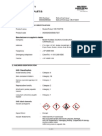 Sonax SDS | PDF | Dangerous Goods | Toxicity