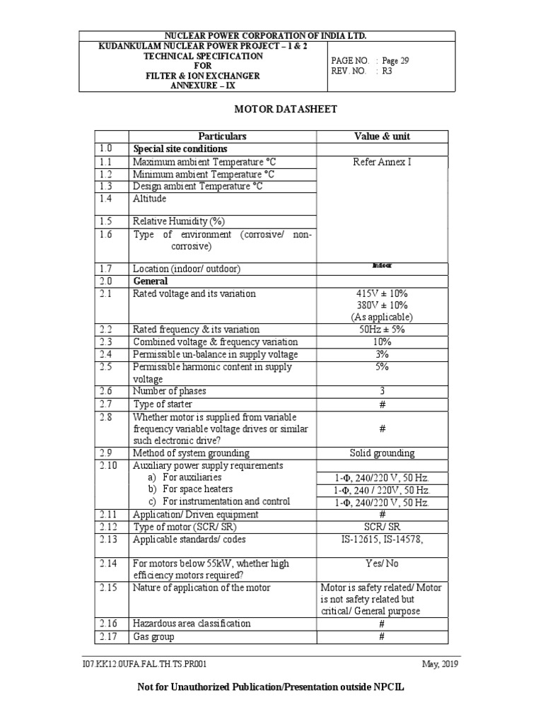 LT Motor Datasheet | Download Free PDF | Mains Electricity | Electric Power