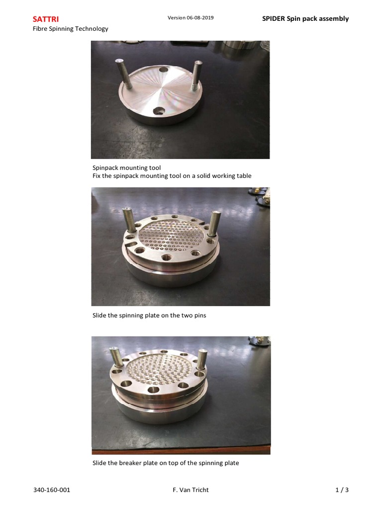 Spinpack Assembly Instructions | PDF