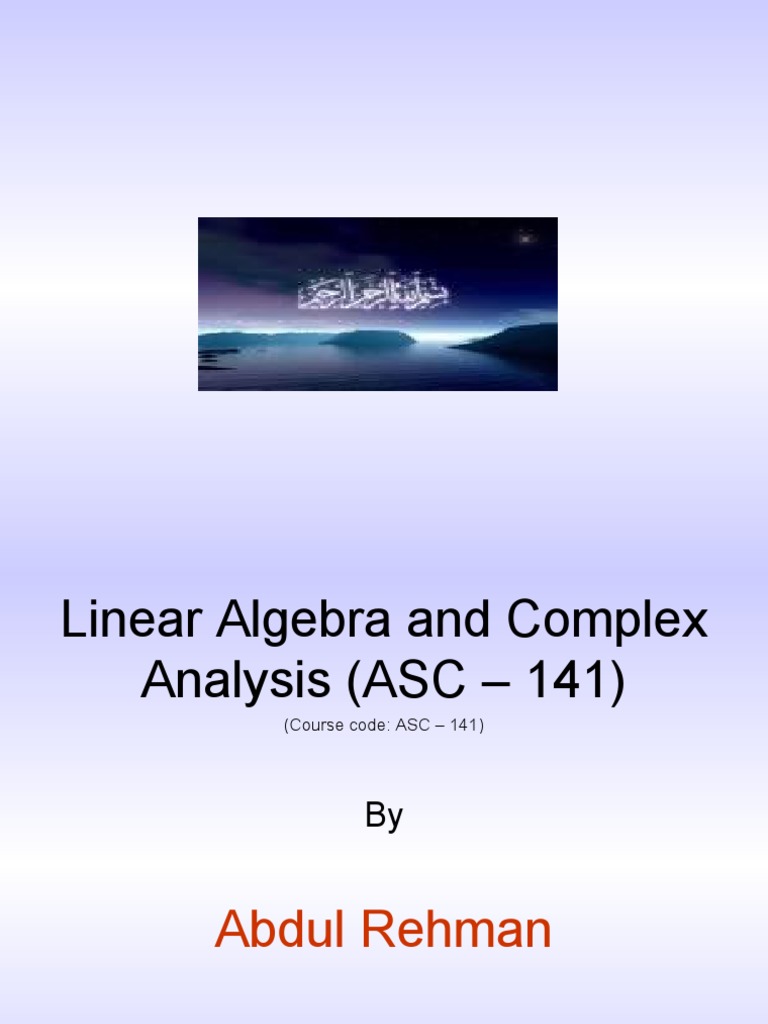 Chapter 1 Systems of Linear Equations An | PDF | Matrix (Mathematics ...