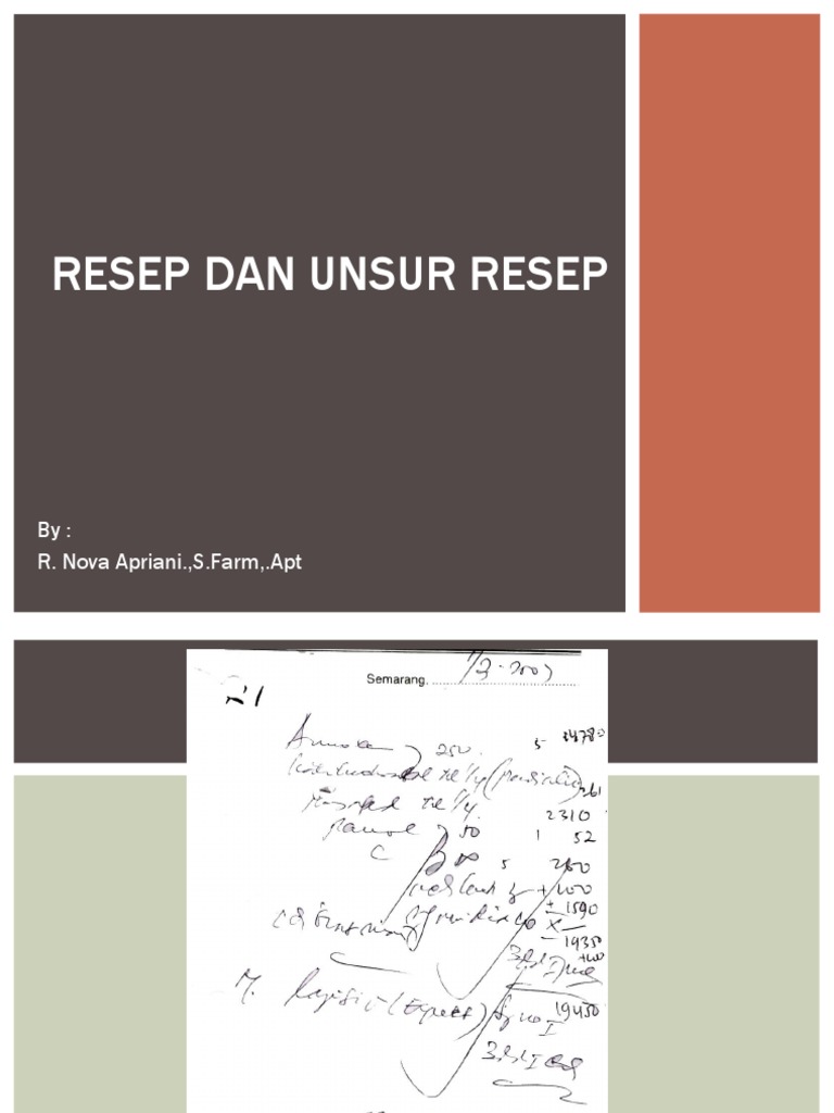 Panduan Lengkap Resep Dokter | PDF | Kesehatan Holistik