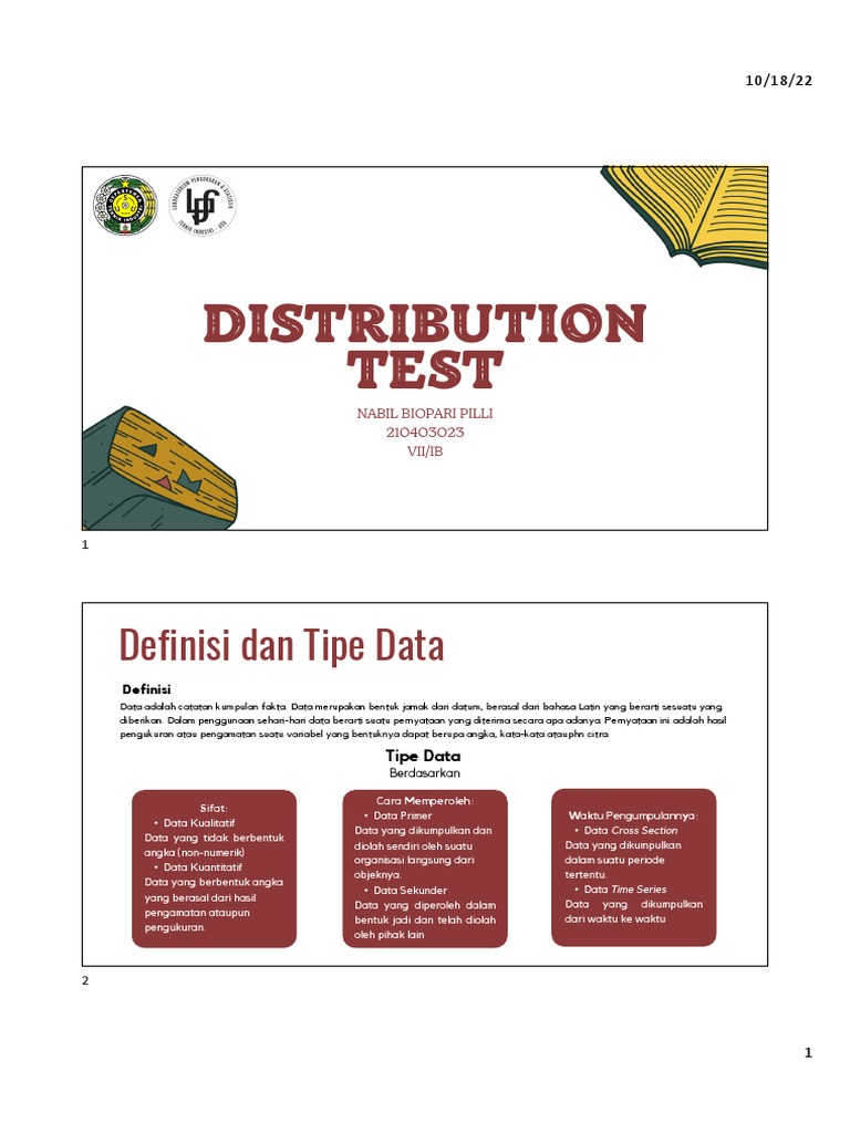 Distribution Test | PDF