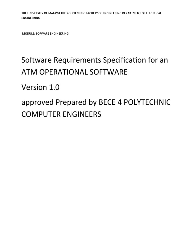 Atm Part - 1 | PDF | Computers | Technology & Engineering