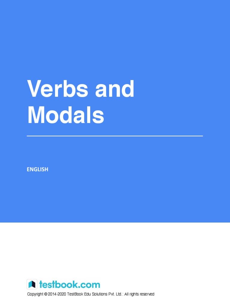 Verbs and Modals - Study Notes | PDF | Verb | Grammatical Tense