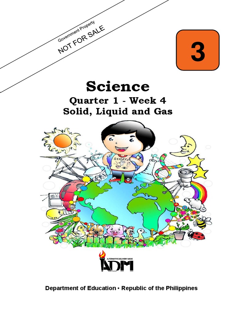 Science3 q1 Mod4 Solid, Liquid and Gas v3 | PDF | Language Arts ...