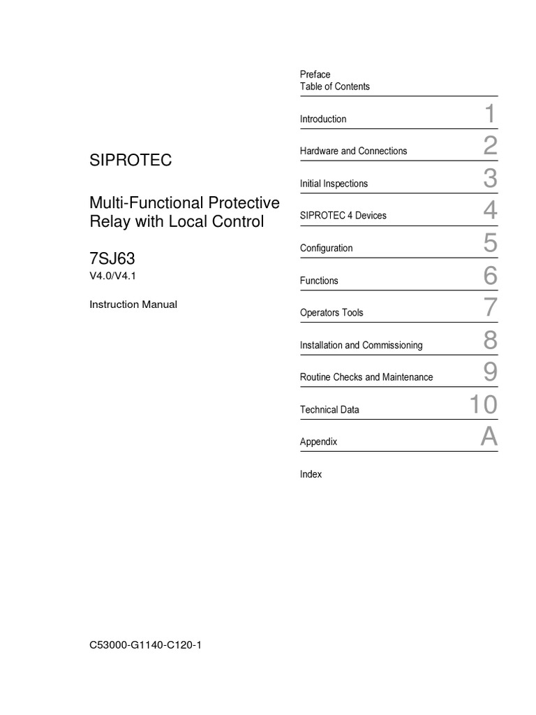 7SJ63 4us | PDF | Power Supply | Computer Programming