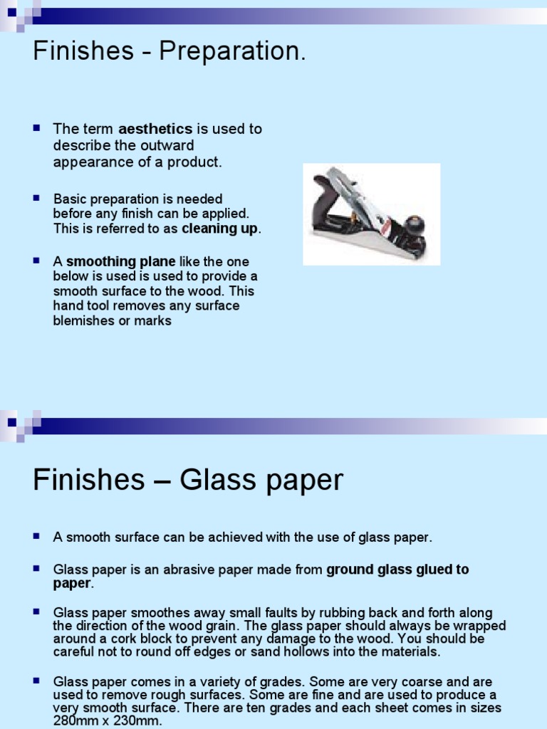 Finishes Presentation | PDF | Varnish | Paint