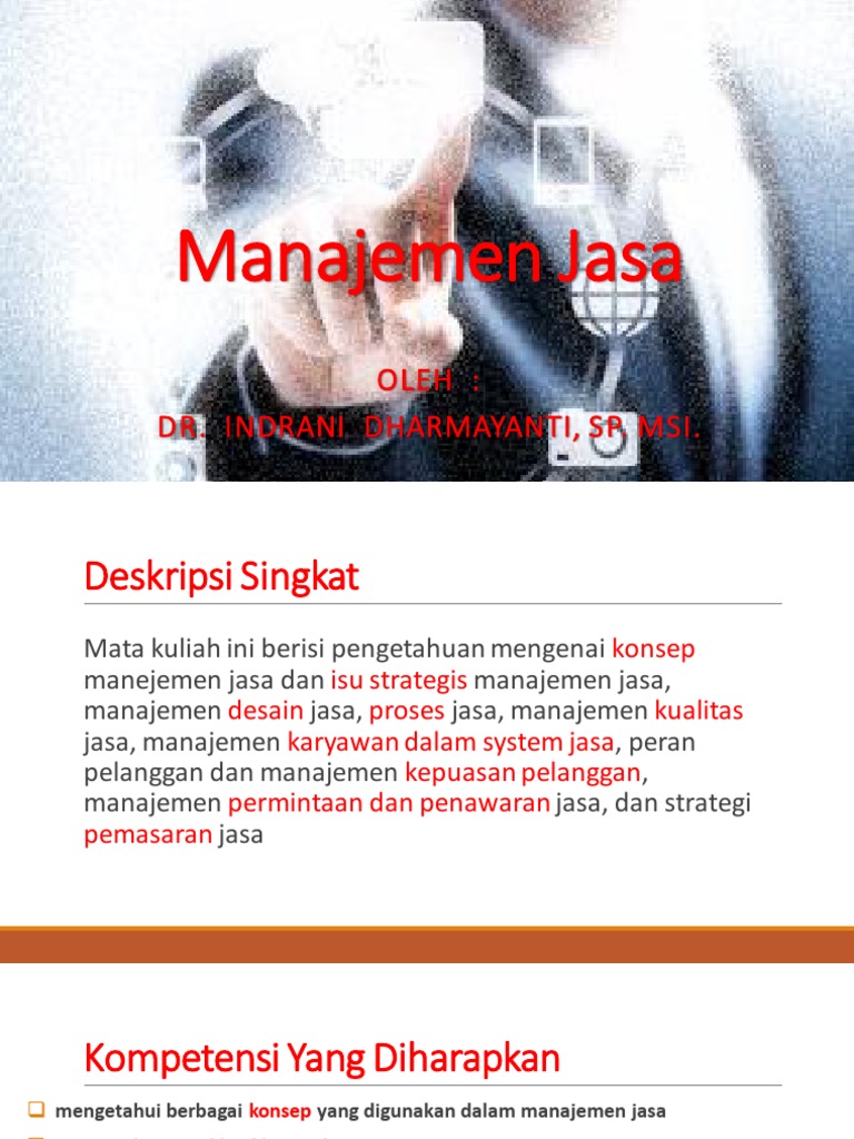 01 - Konsep Manajemen Jasa | PDF | Bisnis