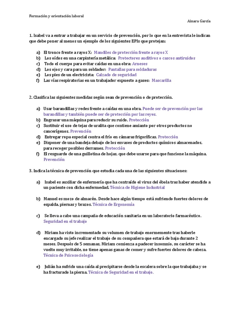 Actividades Ud 1. Conceptos Básicos | PDF | Ciencias de la Salud | Especialidades Medicas
