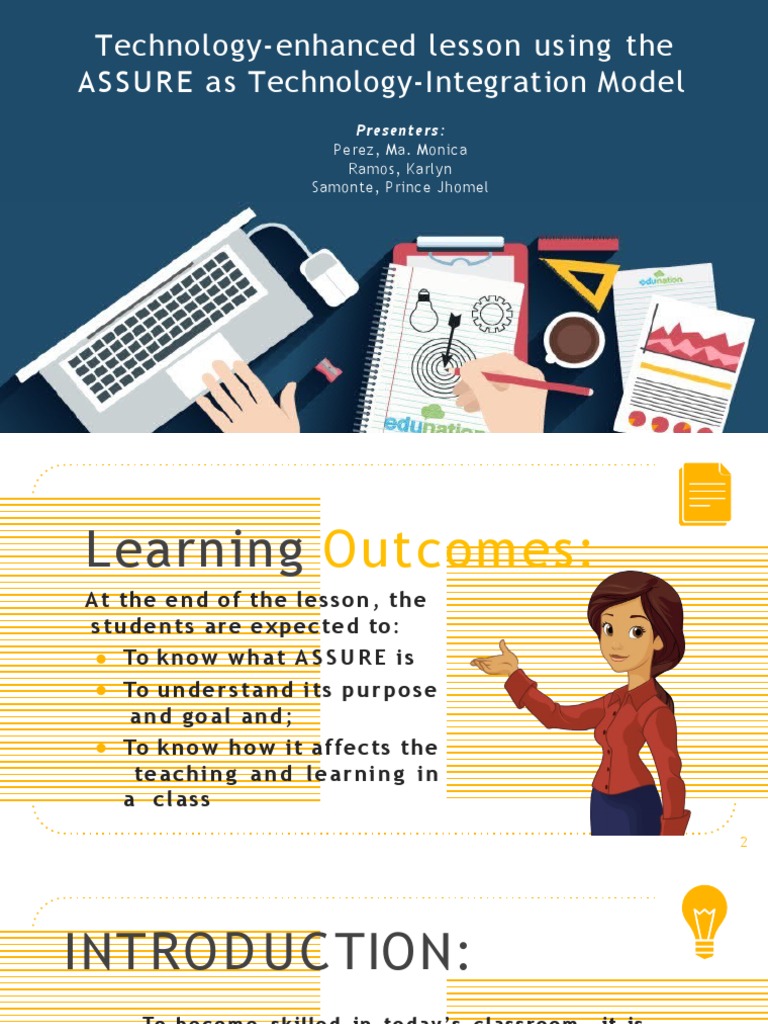 Technology Enhanced Lesson Using The ASSURE As Technology Integration ...