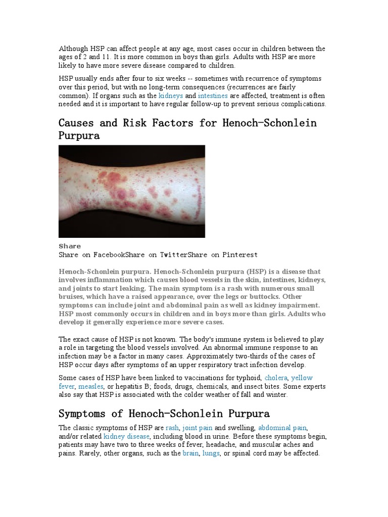 Damage On HSP | PDF | Clinical Medicine | Diseases And Disorders