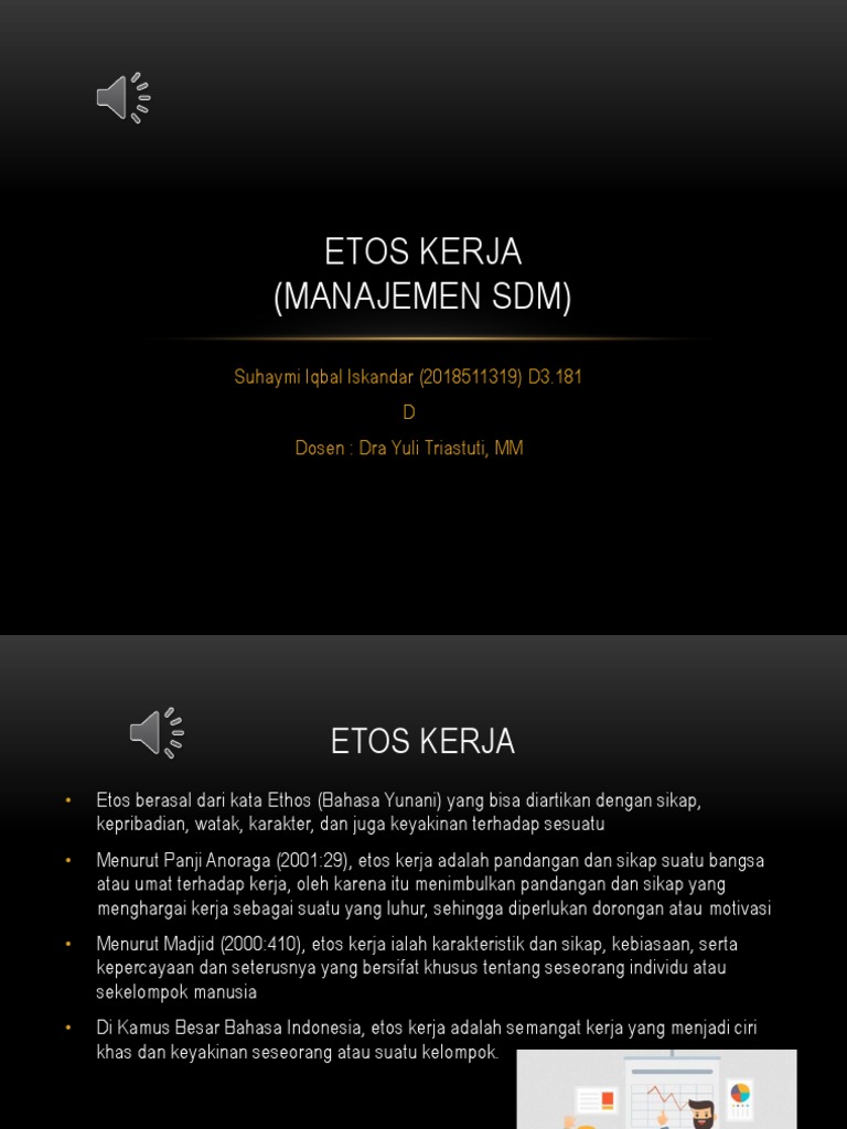 Contoh Etos Kerja dalam Kehidupan Sehari-hari | PDF