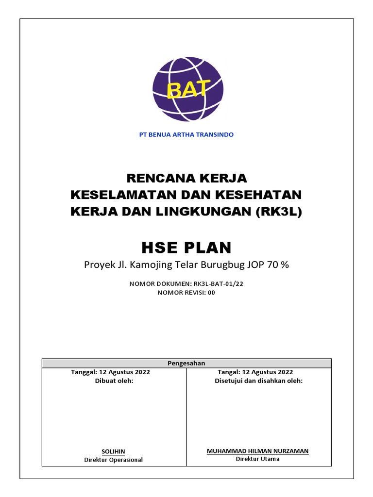 Hse Plan | PDF