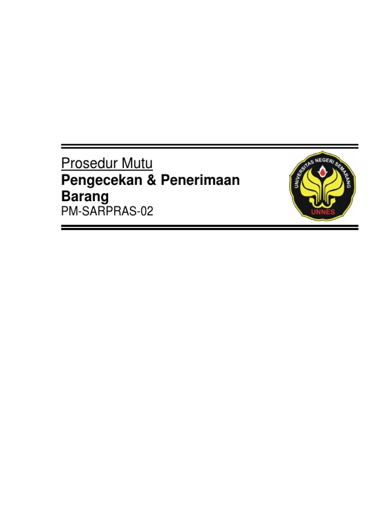 PM PRAS 02 Pengecekan Penerimaan | PDF