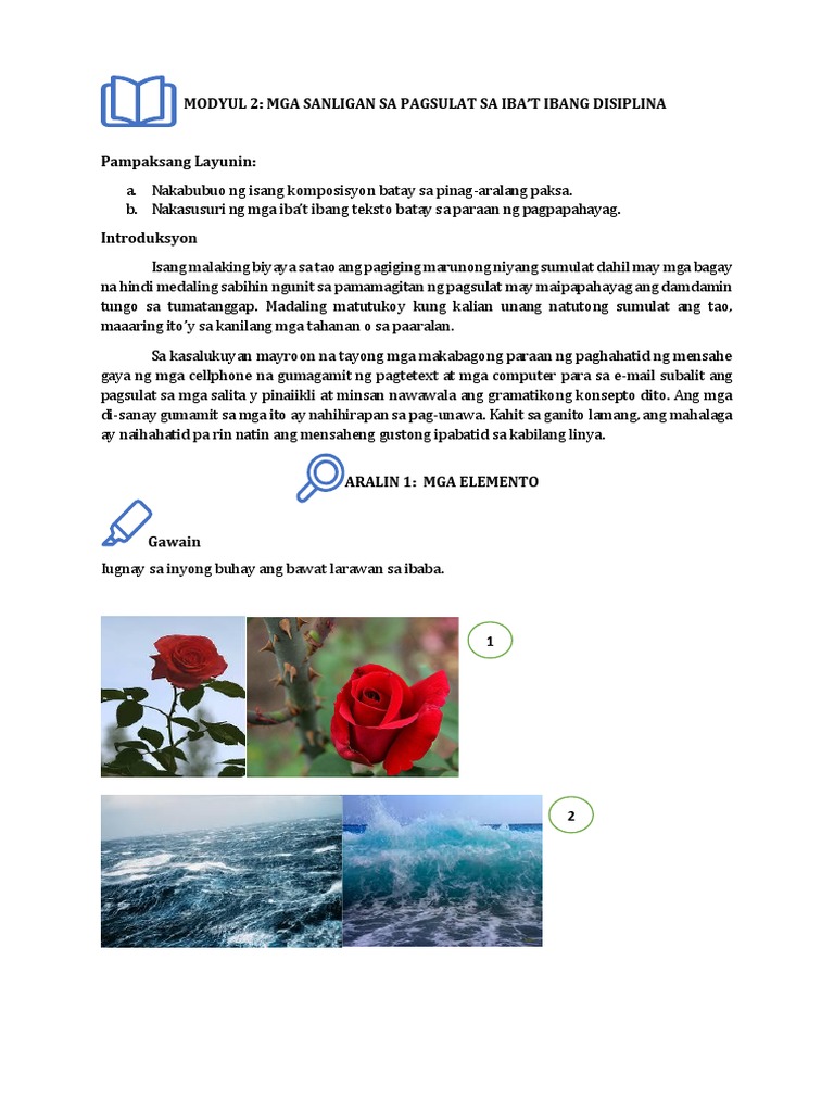 Modyul2 Aralin1-2 | PDF