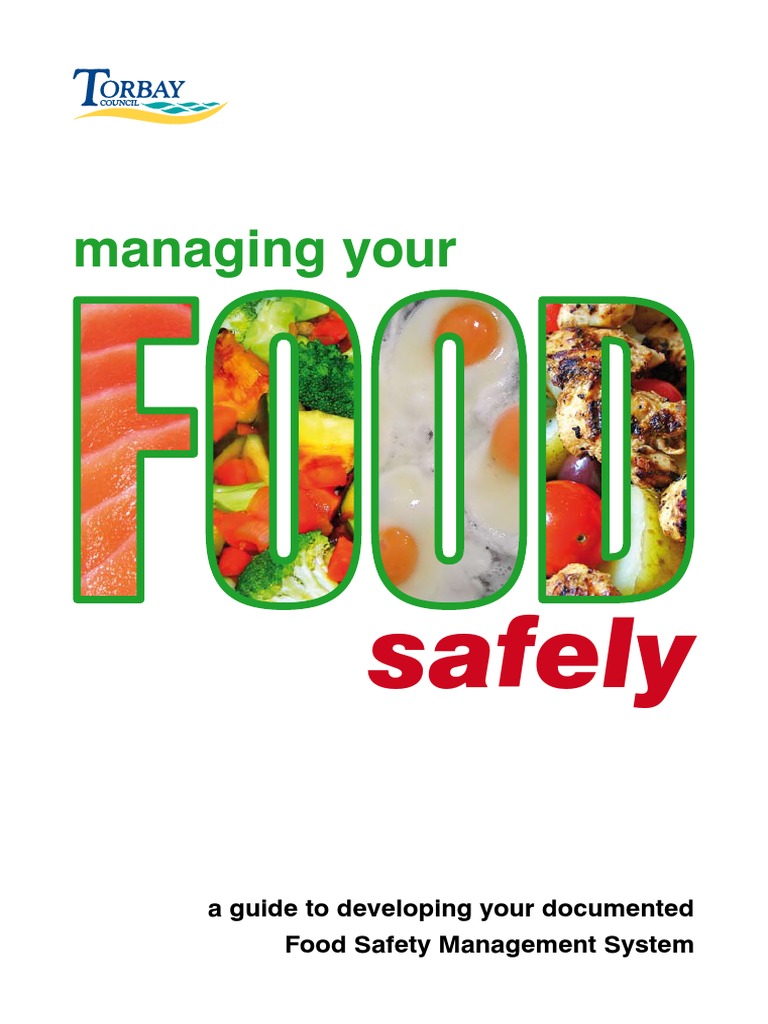 Managing Food Safely PDF Food Safety Foods