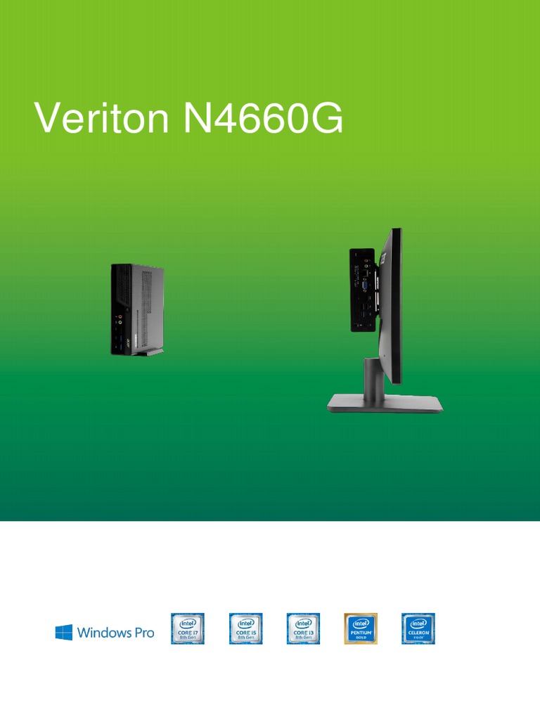 Veriton N4660G Data Sheet | PDF | Intel | Liquid Crystal Display