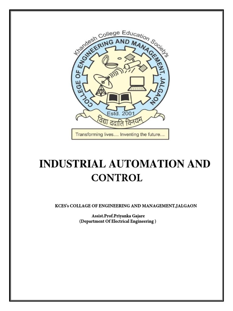 Industrial Automation and Control | PDF | Automation | Actuator