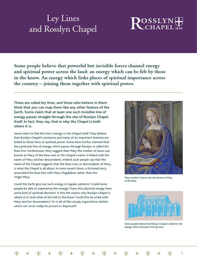 256 Rosslyn Article Ley Lines and Rosslyn Chapel | PDF | Ghosts | Folklore