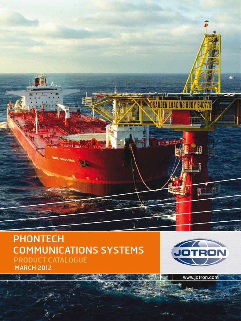 Jotron Phontech 2012 Product Catalogue | PDF | Telephone | Microphone